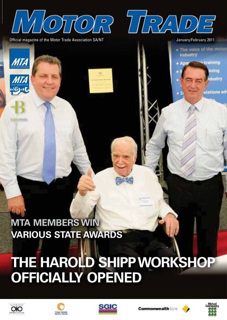 the harold shipp workshop officially opened - MTA-SA.asn.au