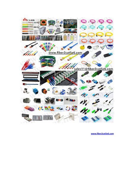 optical fiber and copper cabling products supplier