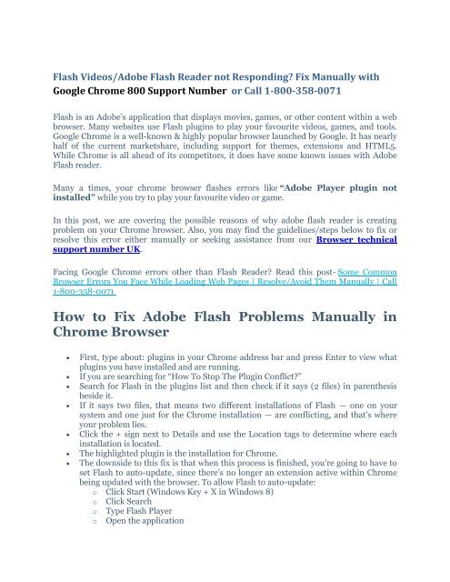 Google Chrome 800 support number