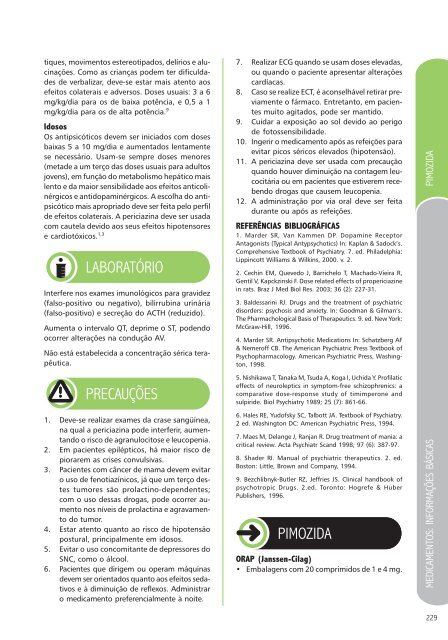 PERICIAZINA MEDICAMENTOS: