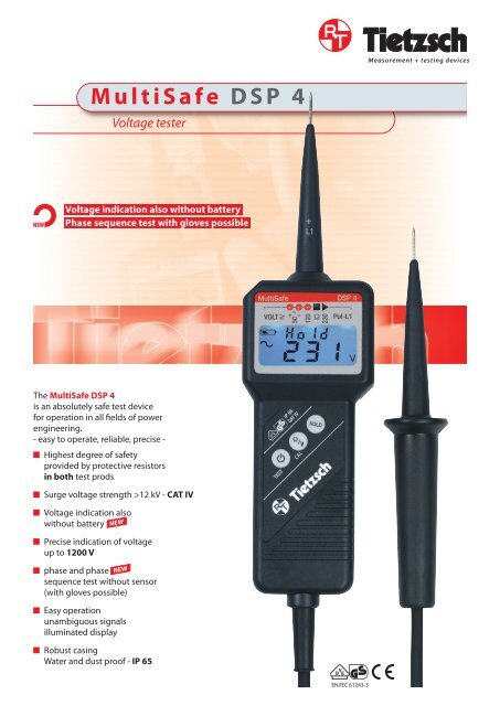 MultiSafe DSP 4 Voltage tester