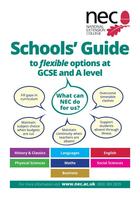 NEC Guide for Schools