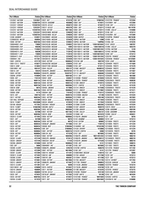 SeAL INTerChANGe GuIde Pa