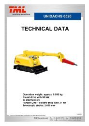 unidachs 400l - TML working solutions