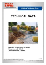 unidachs 400l - TML working solutions