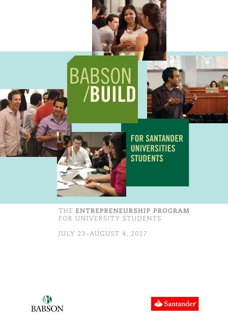 BABSON/BUILD - FOR SANTANDER UNIVERSITIES STUDENTS