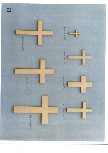 Bronze Emblems Latin Cross