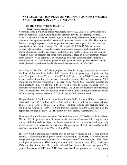 NATIONAL ACTION PLAN ON V