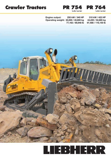PR 764 PR 754 Crawler Tractors - Liebherr