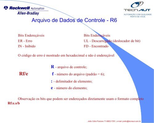 Arquivo de Dados de Contr
