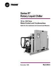 Air-Cooled Series RÃ¢Â Â¢ Rotary Liquid Chiller Model RTAC ... - Trane