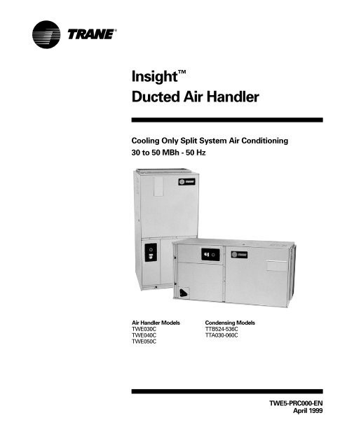 Performance Data - Trane