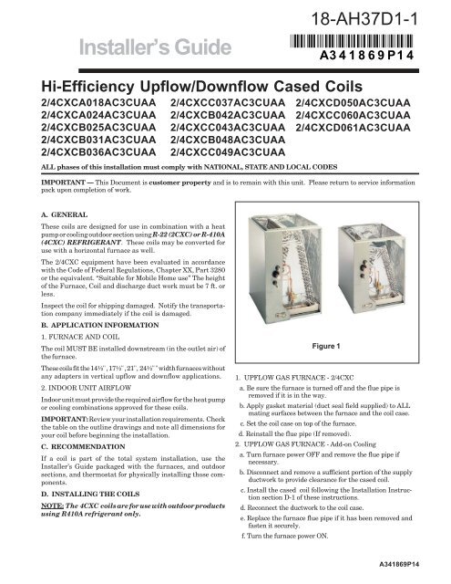 Installer's Guide - Trane