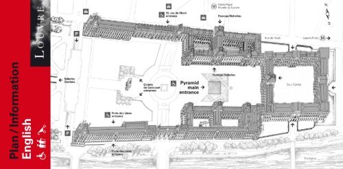 Accessibility map and guide. - Musée du Louvre