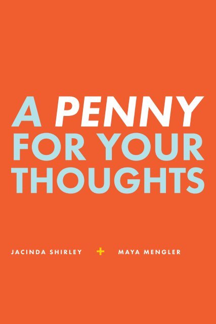 A Penny For Your Thoughts