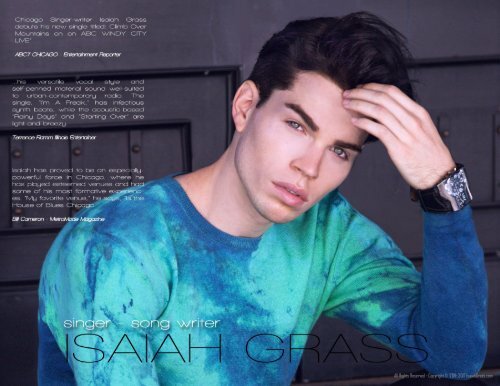 ISAIAH GRASS Singer/Song Writer