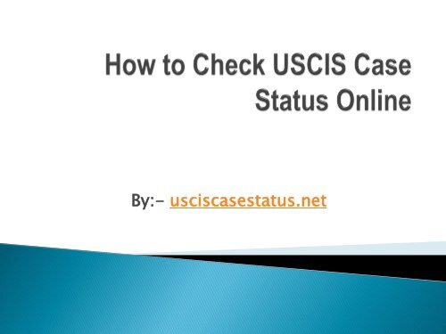 How to Check USCIS Case Status Online
