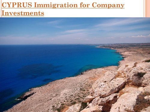 Immigration to Cyprus by Investment