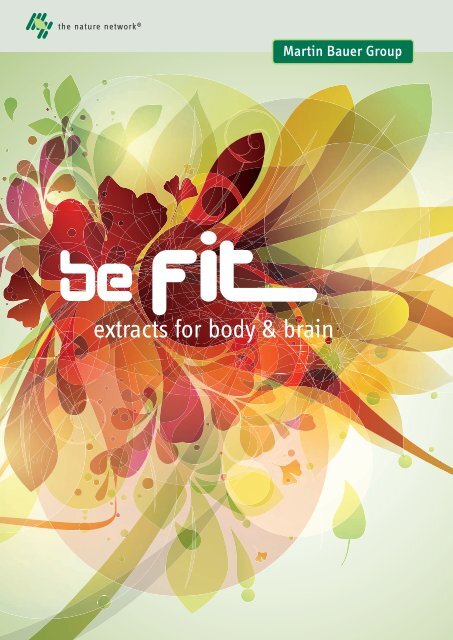 be fit extracts for body and brain - Martin Bauer Group