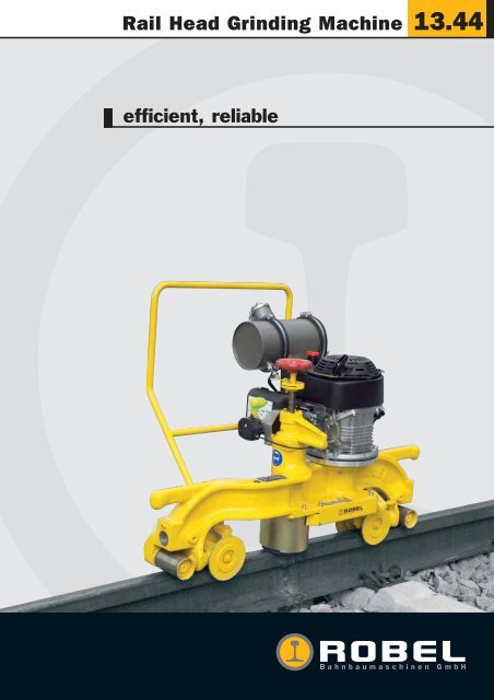 Rail Head Grinding Machine 13.44