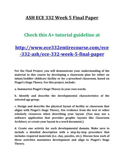 ASH ECE 332 Week 5 Final Paper