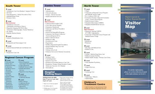 Visitor Map - Health Sciences North