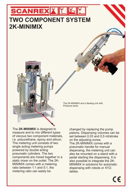 TWO COMPONENT SYSTEM 2K-MINIMIX - Scanrex