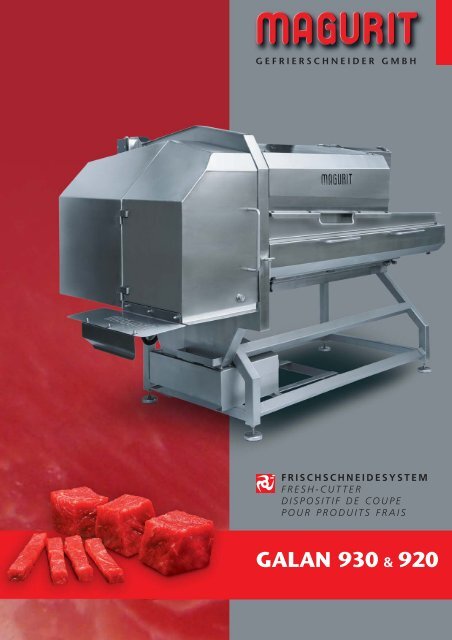 galan 930 & 920 - MAGURIT Gefrierschneider GmbH