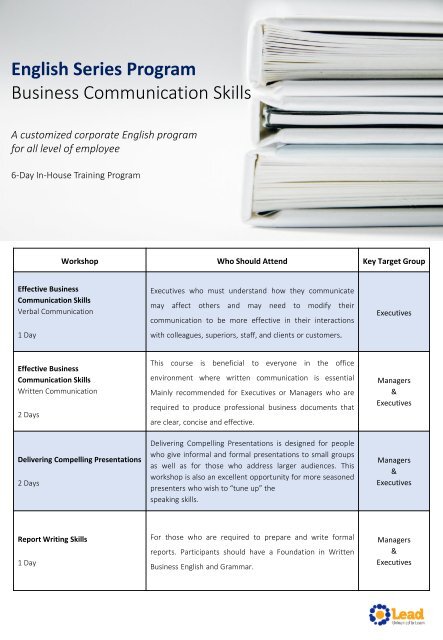English Series Program