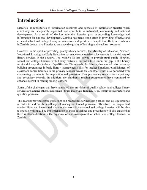 School and College Library Manual final