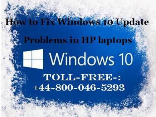 How to Fix Windows 10 Update Problems in HP laptops? | HP Technical ...