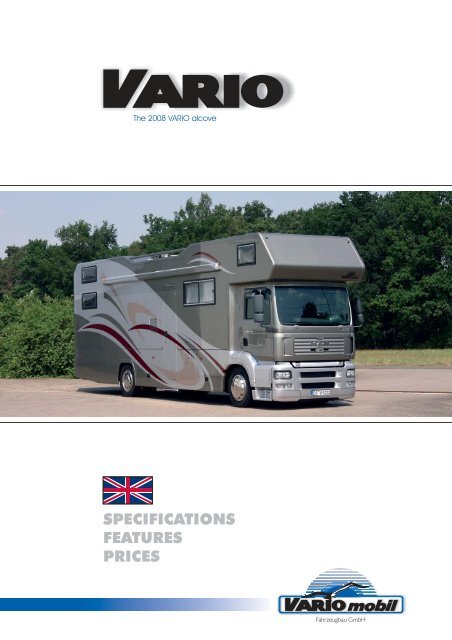 Motorhome VARIO ALKOVEN - VARIO mobil