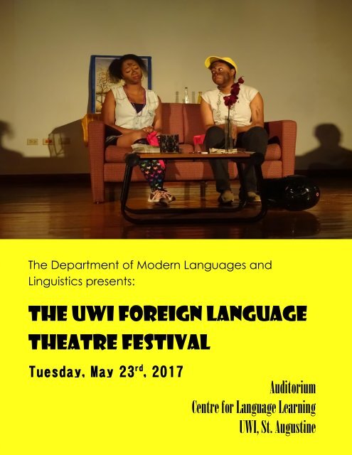 UWI Foreign Language Theatre Festival