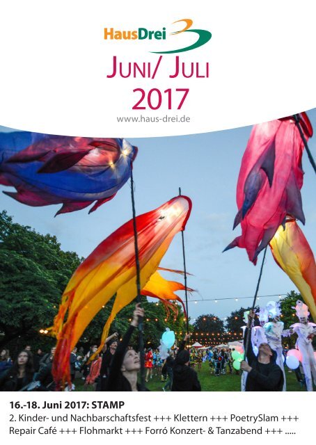 Juni/ Juli-Programm HausDrei