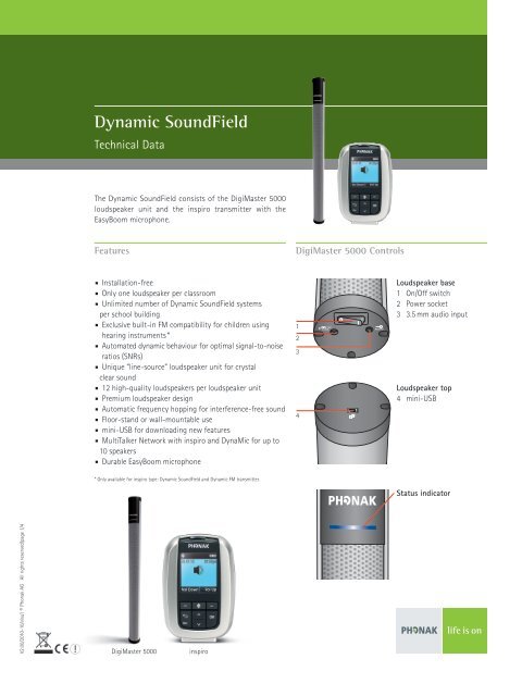 Technical Data Dynamic SoundField - Phonak