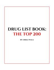 Top 200 Drug List Book