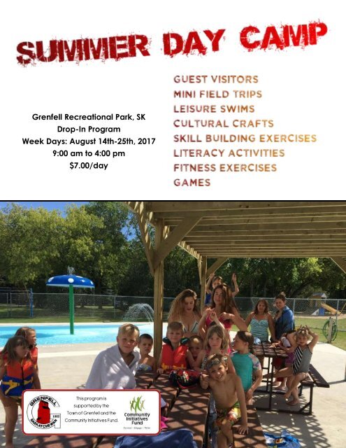 Day Camp 2017 Brochure With Leadership Program