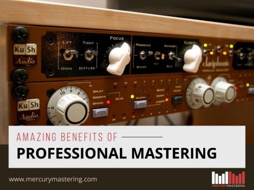 Benefits of Professional Audio Mastering Services