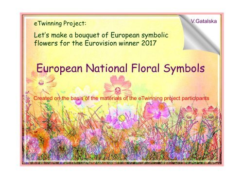 European National Floral Symbols