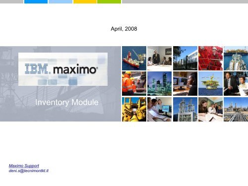 03 Maximo - INVENTORY MODULE