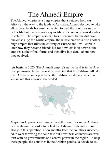 The Ahmedi Empire