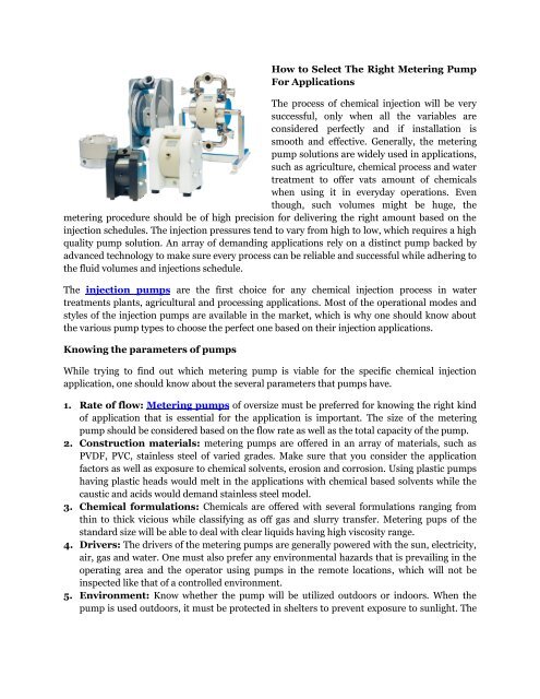 Industrial Pumps at Aquflow Pumps