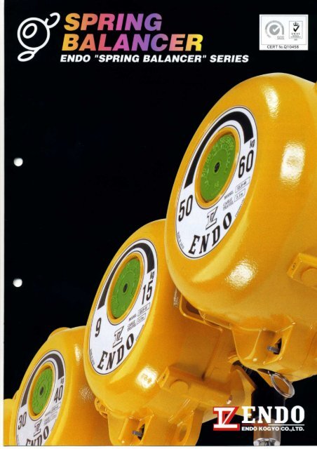 ENDO Spring Balancers & Tool Balancers Catalogue