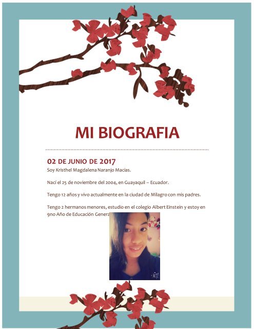 Mi biografia