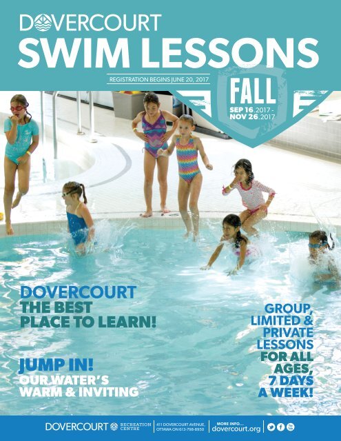 Dovercourt Fall 2017 swim lessons