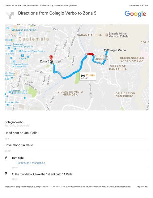 mapa zona 5