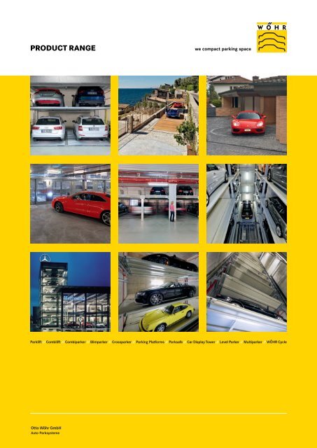 WOHR PRODUCT RANGE CATALOGUE