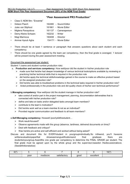 12 PR3 Peer Assessment