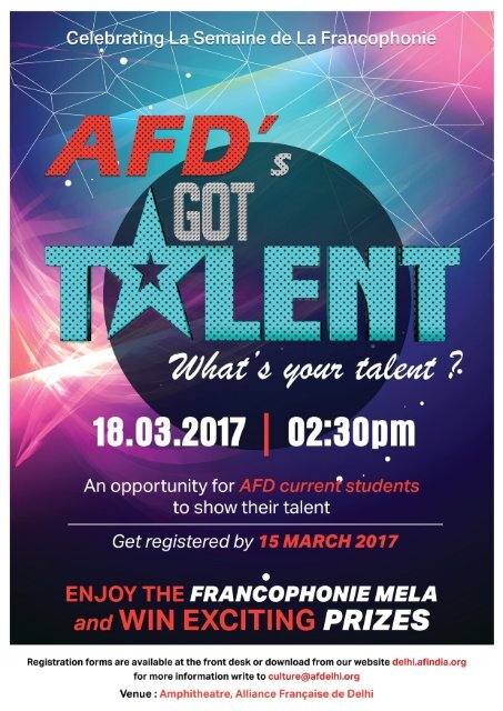 Poster - AFD's Got Talent