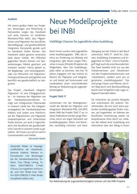 Aktuelle INBI-Projekte werden vorgestellt